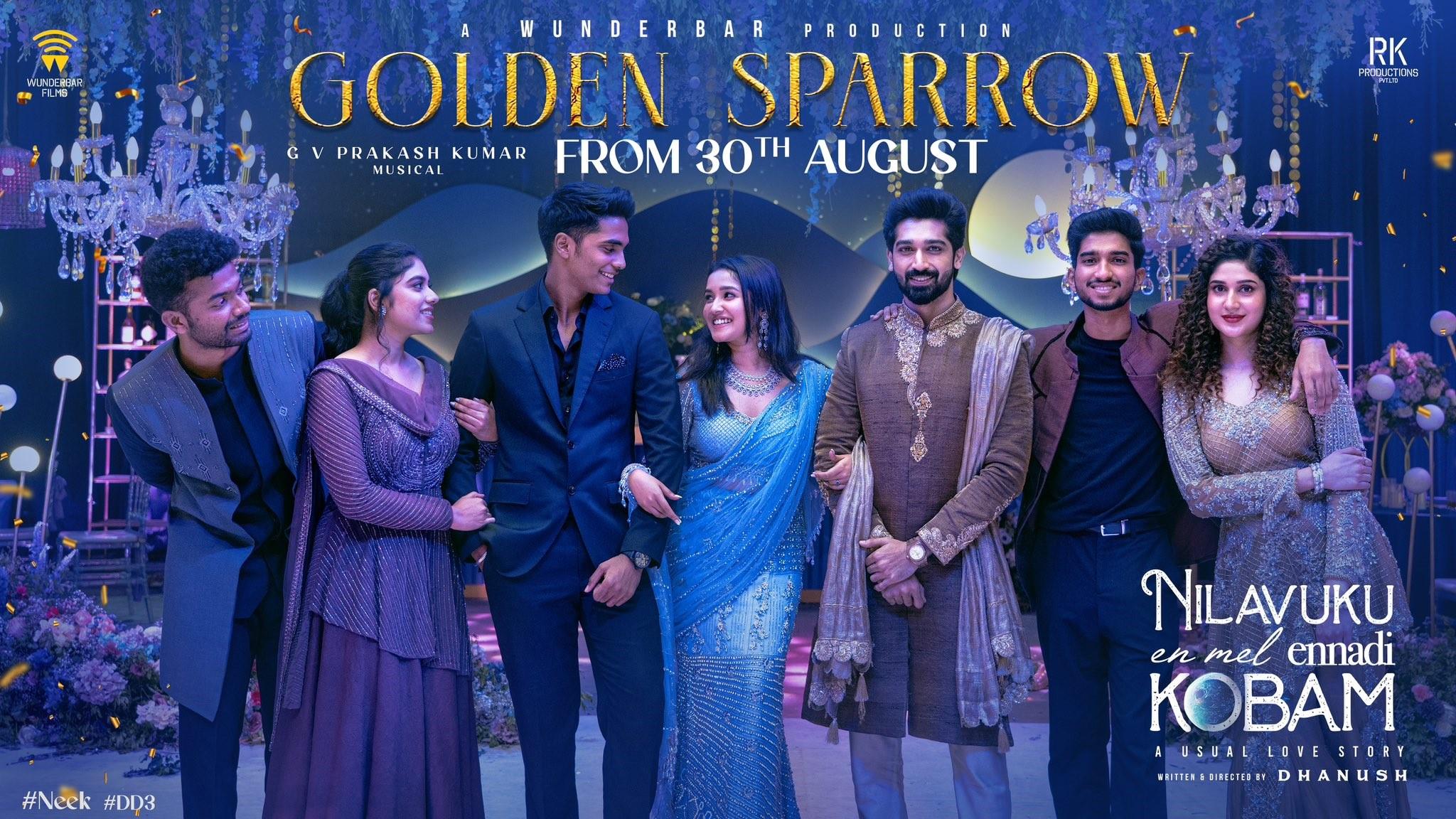 Nilavuku En Mel Ennadi Kobam: Golden Sparrow song release date Tamil Movie, Music Reviews and News